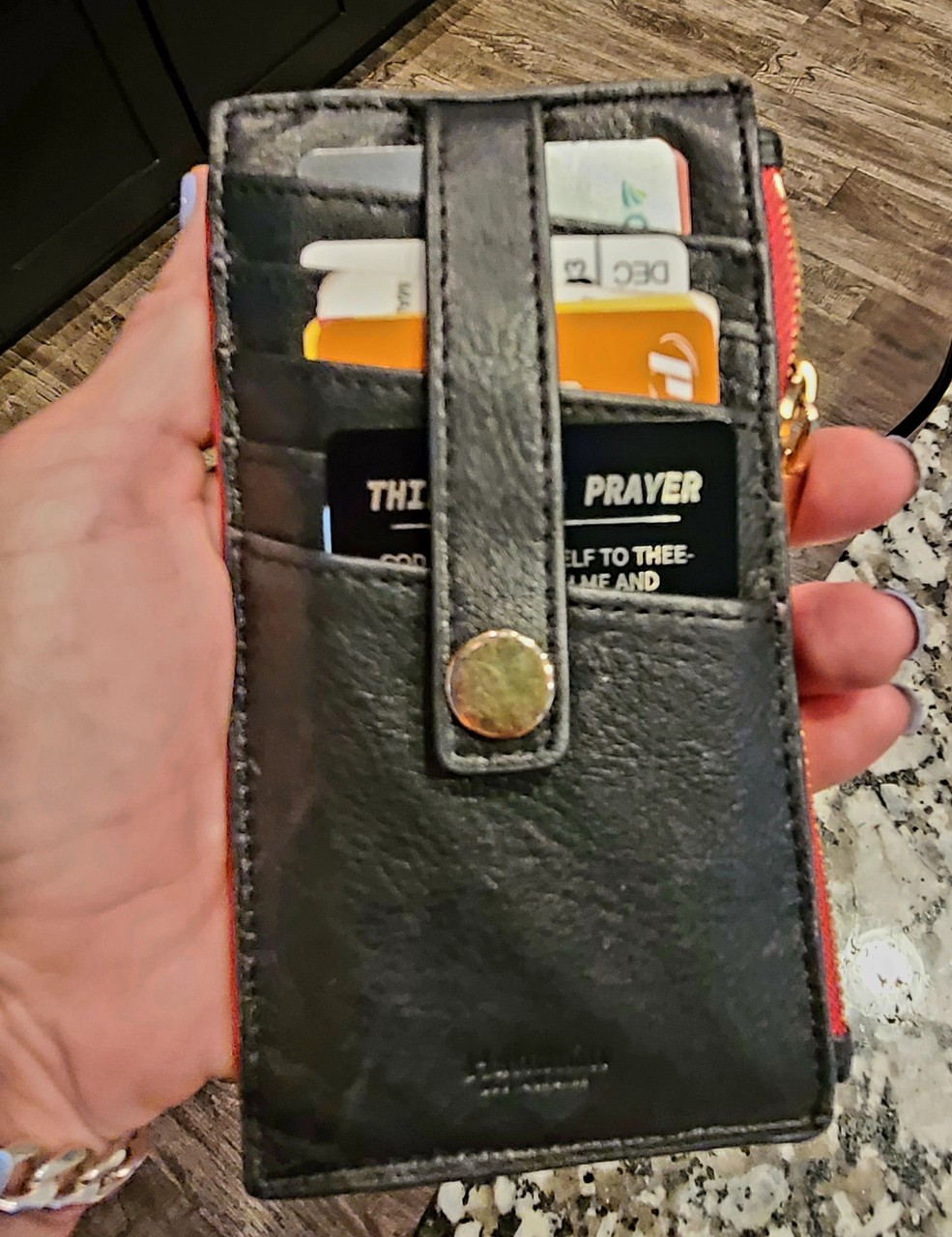 3rd Step Prayer Wallet Insert Card Personalized - Doing It Sober