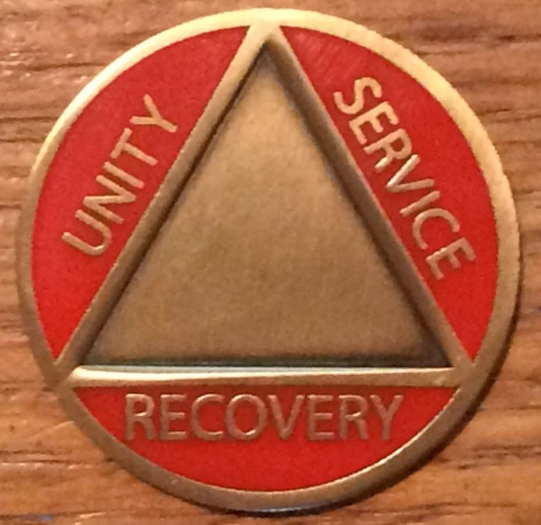 NEW! Antique Personalized Engravable Alcoholics Anonymous AA Medallion ...