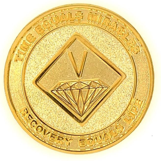 NA Recovery Gold Yearly Recovery Medallion (1-40) 18 months - Doing It ...