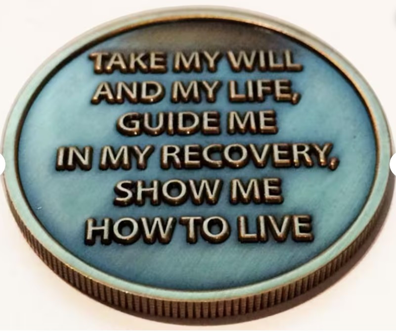 NA Glitter Personalized Engravable Narcotics Anonymous Medallion w ...