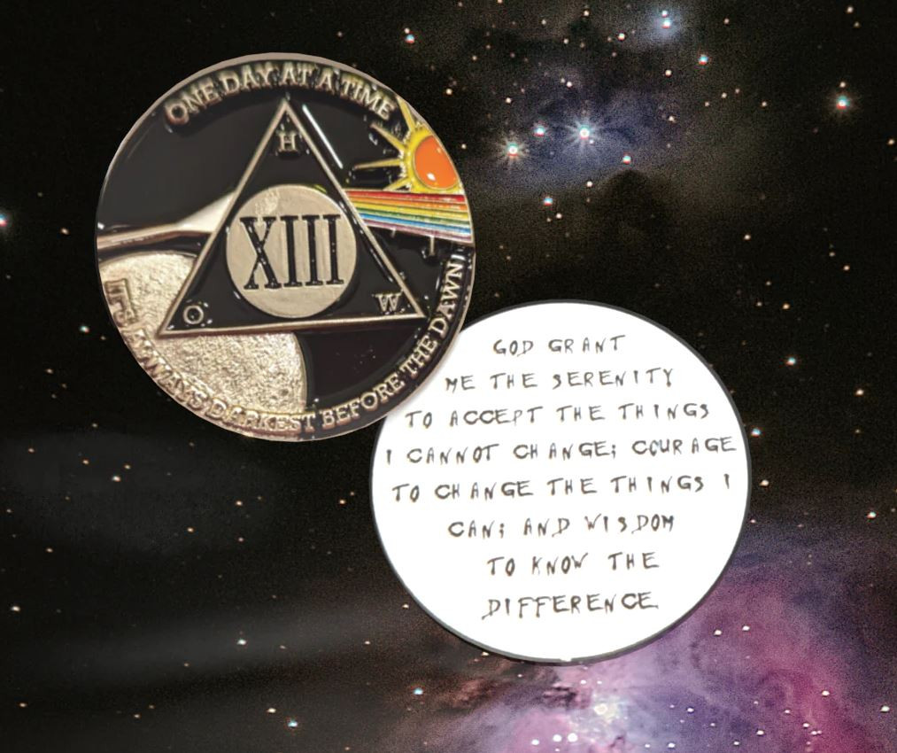 Its Always Darkest Before The Dawn Yearly AA Recovery Medallion