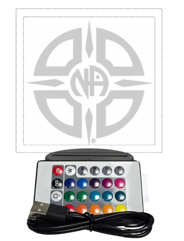 7 Design Choices NA Narcotics Anonymous Laser Engraved LED Light Up ...