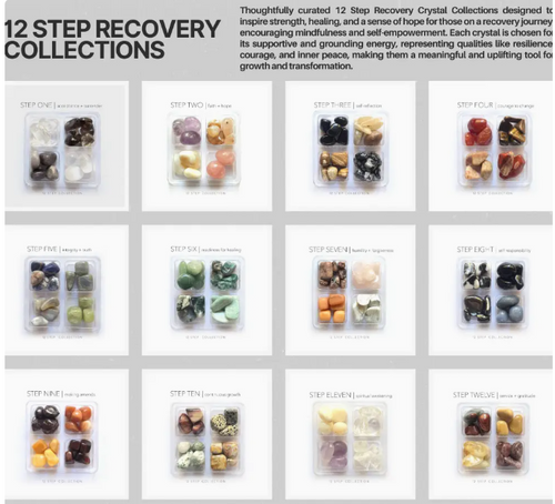 12 Step Crystal Boxed Set Assortment Set - Doing It Sober