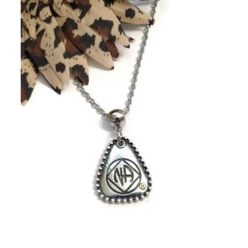 Mini NA Key Tag Necklace - Ladies Chain - Doing It Sober
