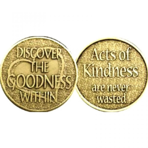Discover the Goodness - Acts of Kindness Bronze Coin Medallion