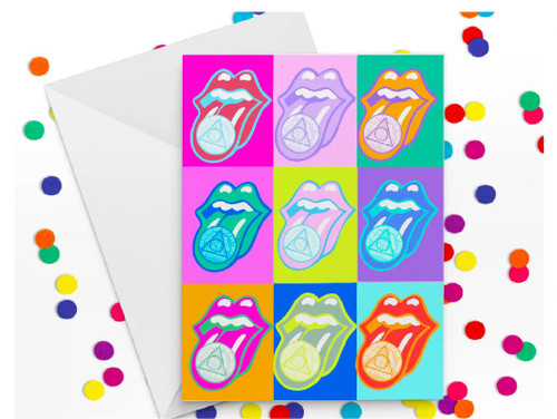 Recovery Rocks Greeting Card - Doing It Sober