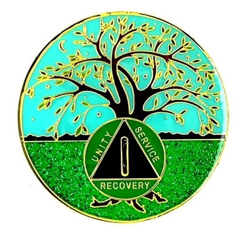 AA Tree Of Life Specialty Recovery Medallion (1-70) 24hrs/18mnths ...
