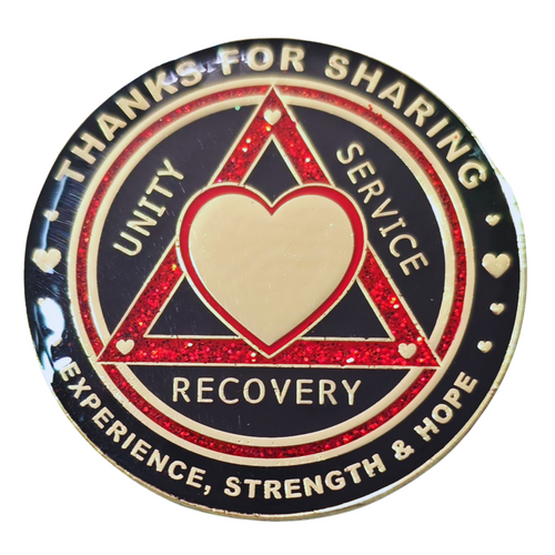 Buy Personalized Thank You For Sharing Recovery Medallion