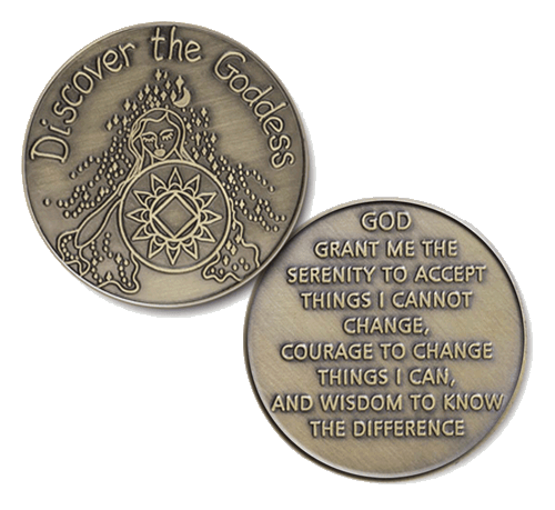 "Discover Goddess"/NA Specialty Coin Bronze - Doing It Sober