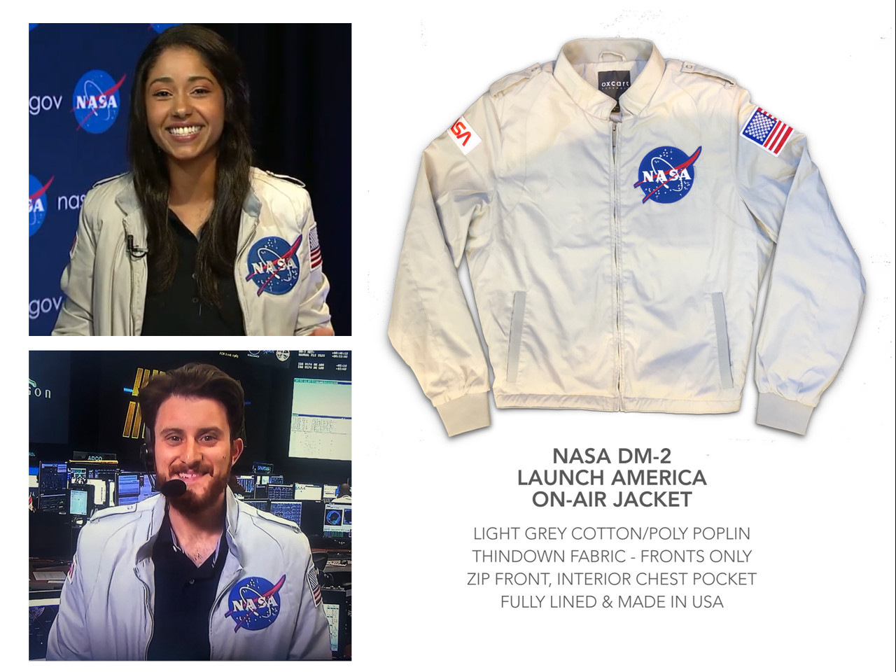 NASA DM-2 Launch America On-Air Jacket - Mens
