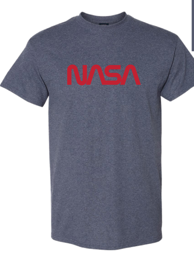 NASA Red Worm Logo - T-Shirt (Unisex)
