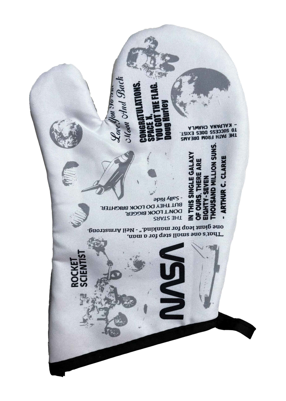 NASA Worm Logo - Oven Mitten