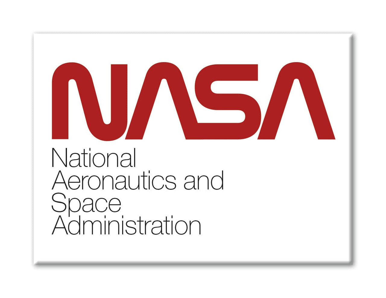 Nasa Worm Logo Black Background