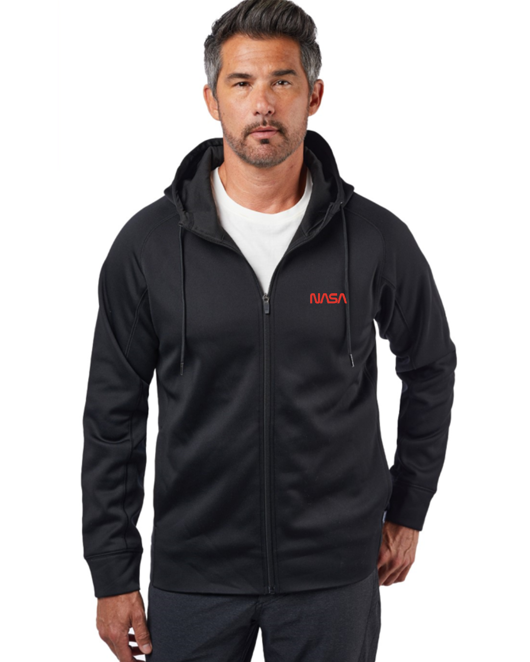 NASA Red Worm - Unisex Hooded Flash