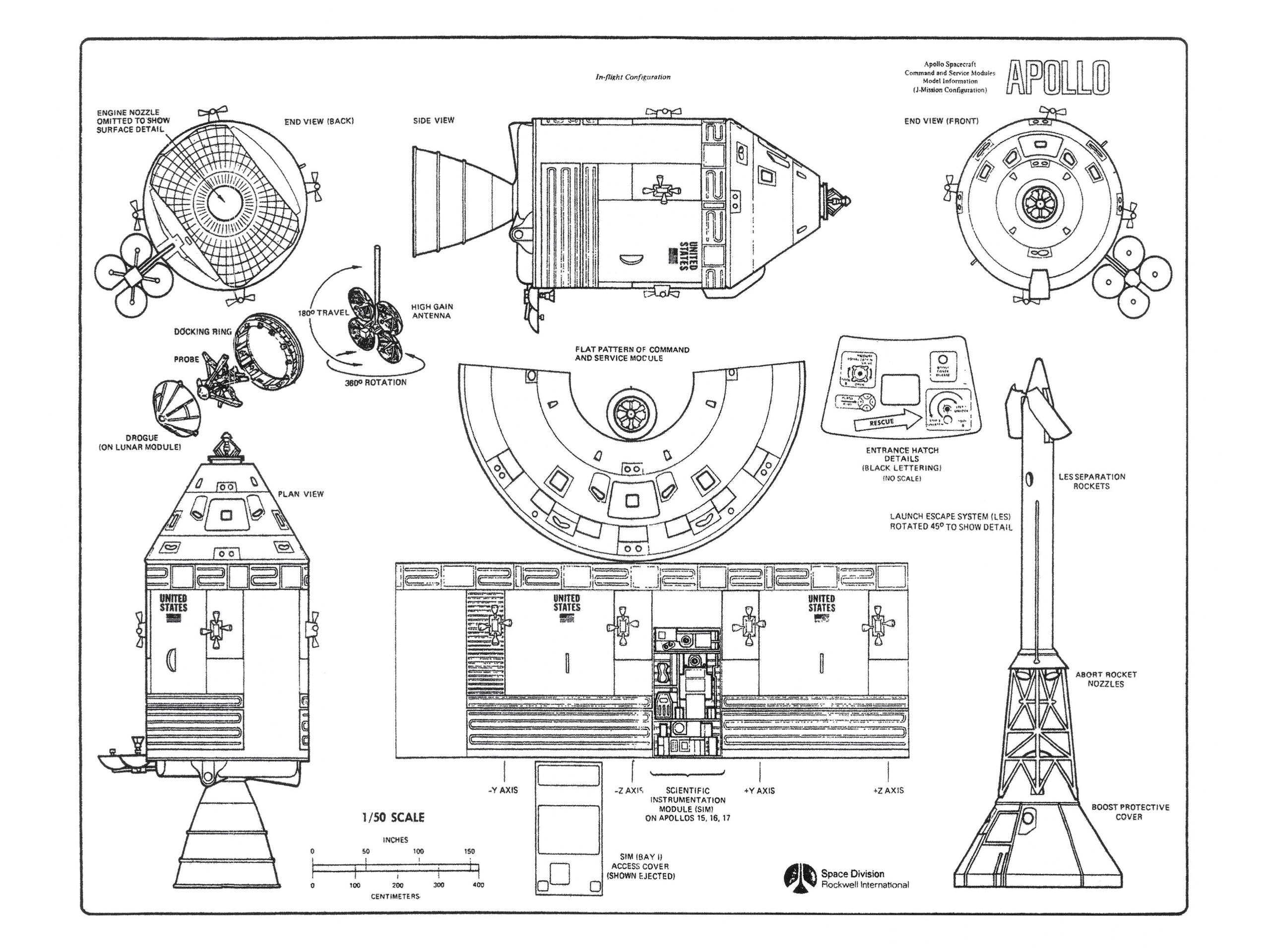 NASA Space Shuttle Technical Drawings