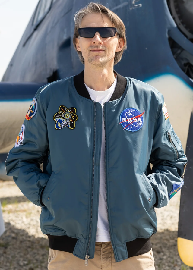 Space Shuttle 8 Patch - Adult Bomber Jacket