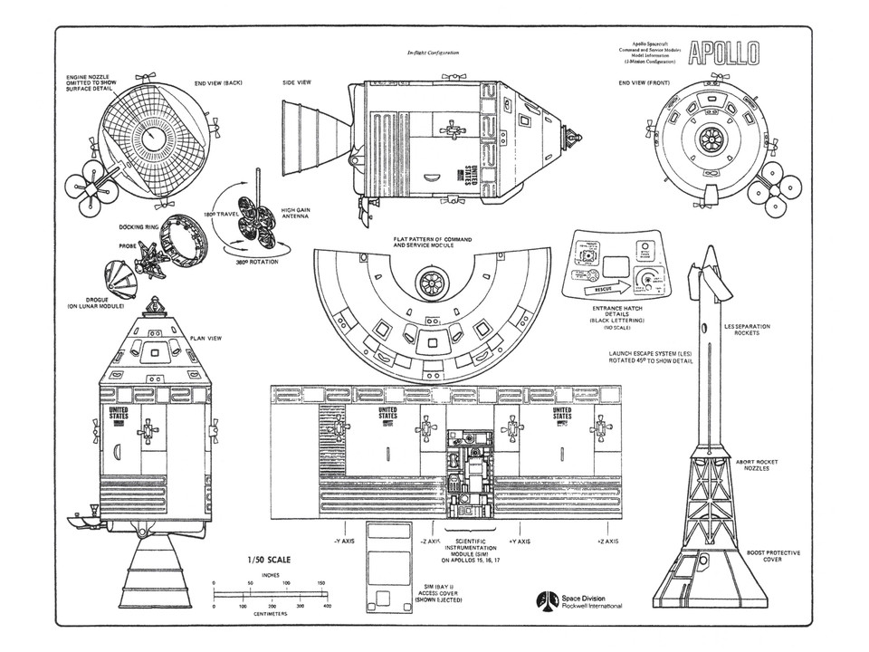NASA Space Shuttle Technical Drawings