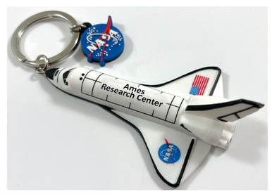 NASA Logo Dangle Keychain