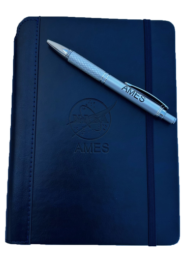 NASA Meatball Logo - Luigi Notebook with Pen