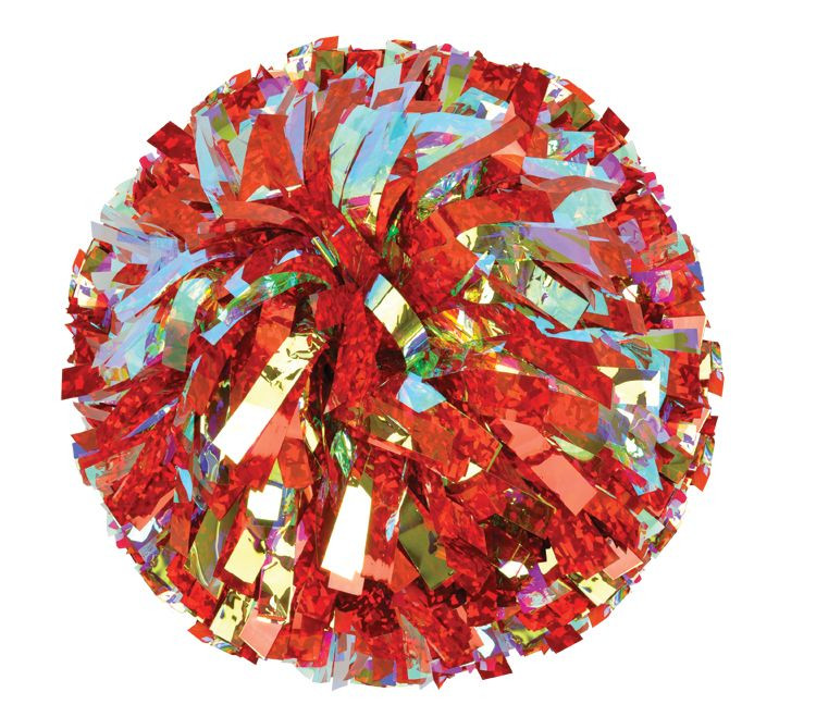 Buy Custom Lazer Poms | Iridescent Cheer Pom Poms - Getpoms