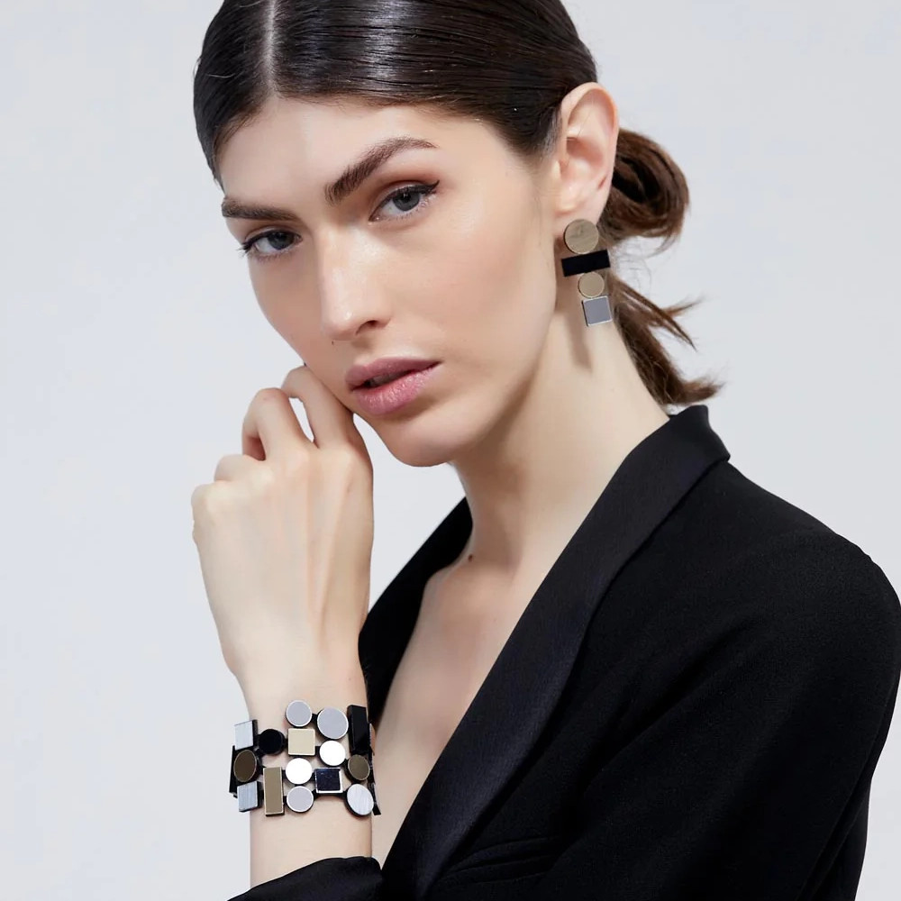 Bauhaus Acrylic Bracelet