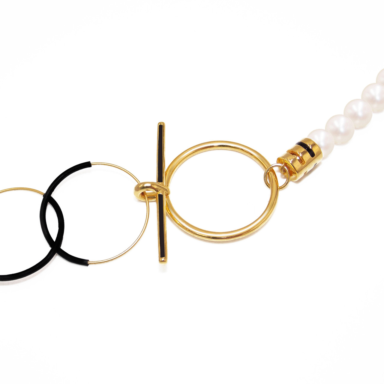 Pearl & Loop Chain Necklace - Tomfoolery London