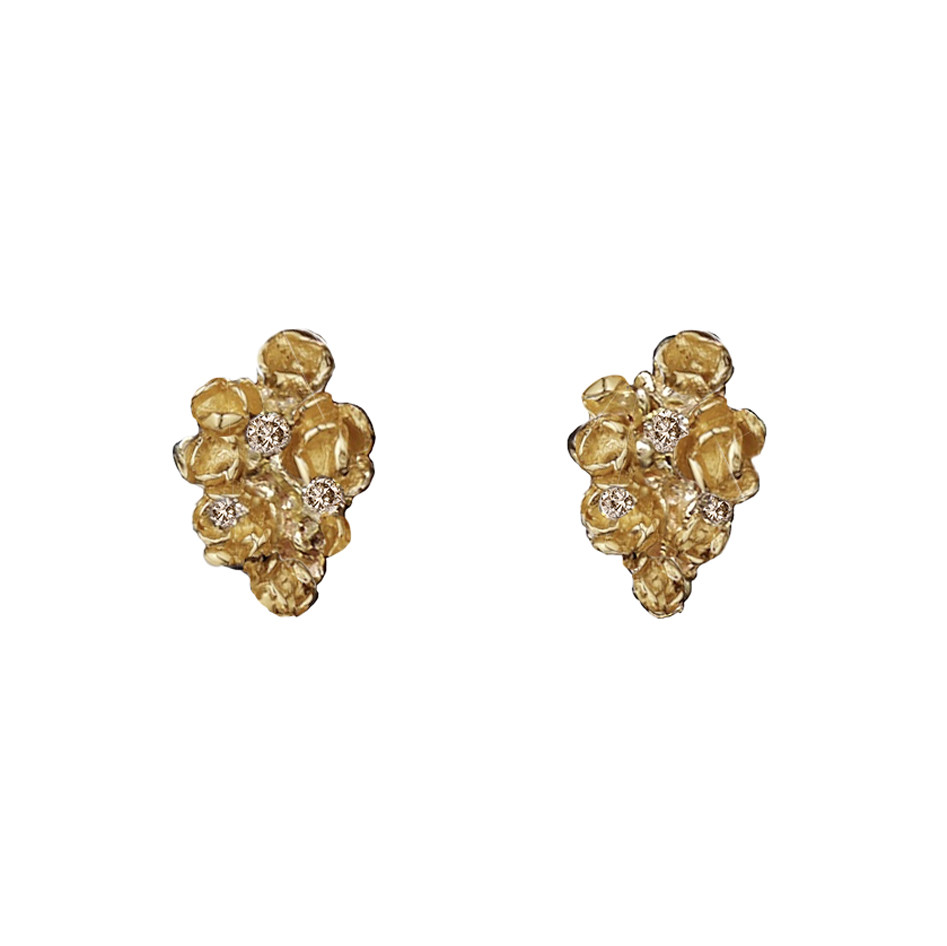 Small diamante stud earrings store