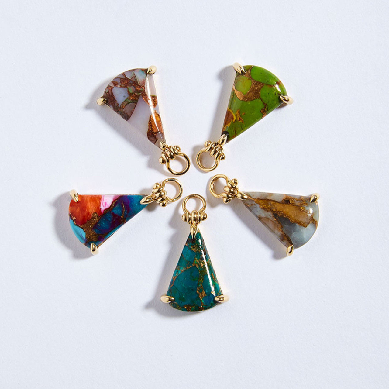 Orion Dusk Pink Opal Charm - Tomfoolery London