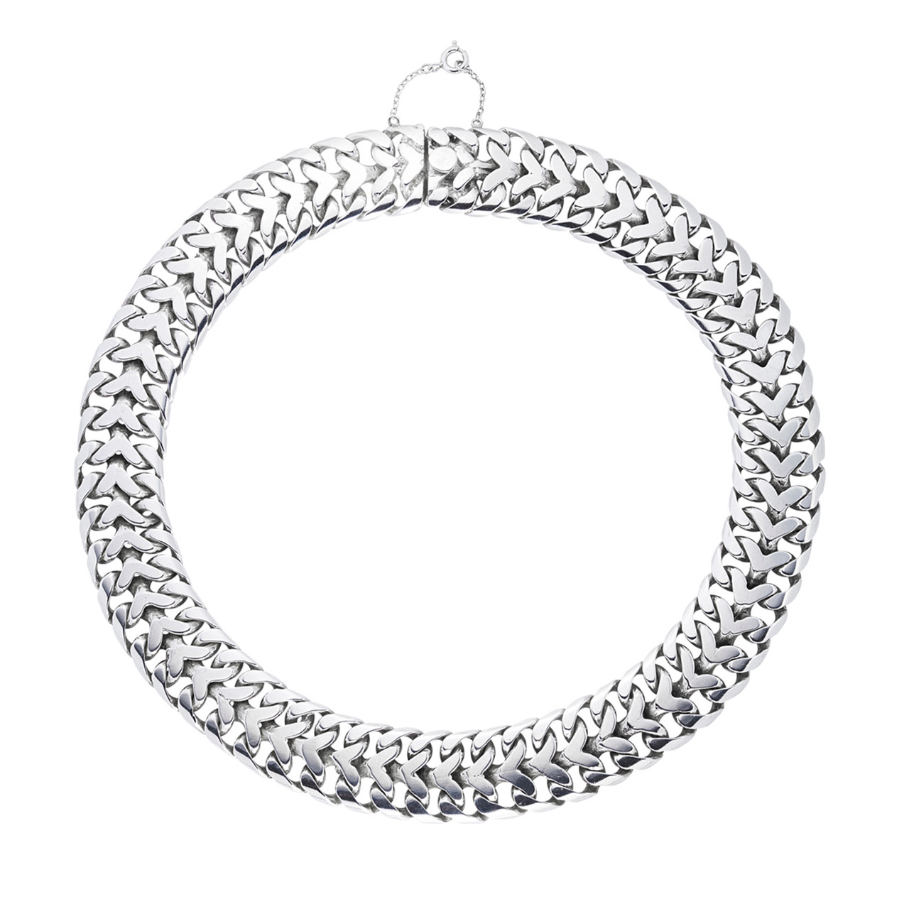 Silver Double Curb Chain Necklace - Tomfoolery London