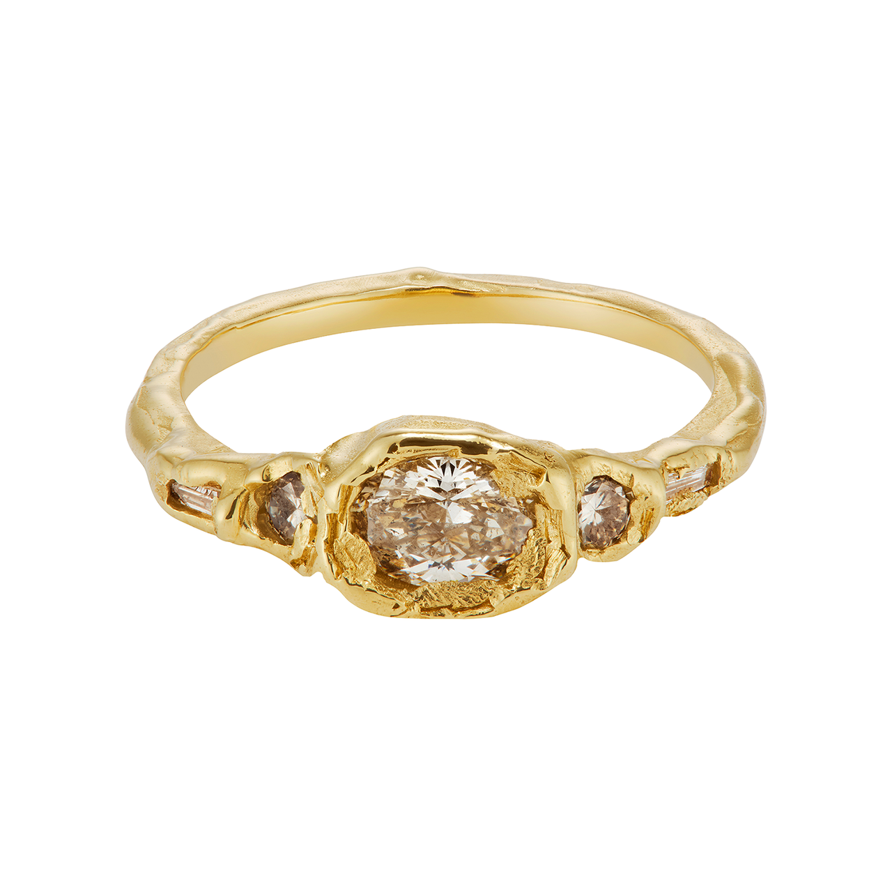 Armach Five Stone Diamond Ring - Tomfoolery London