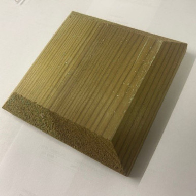 Treated Wooden Post Cap