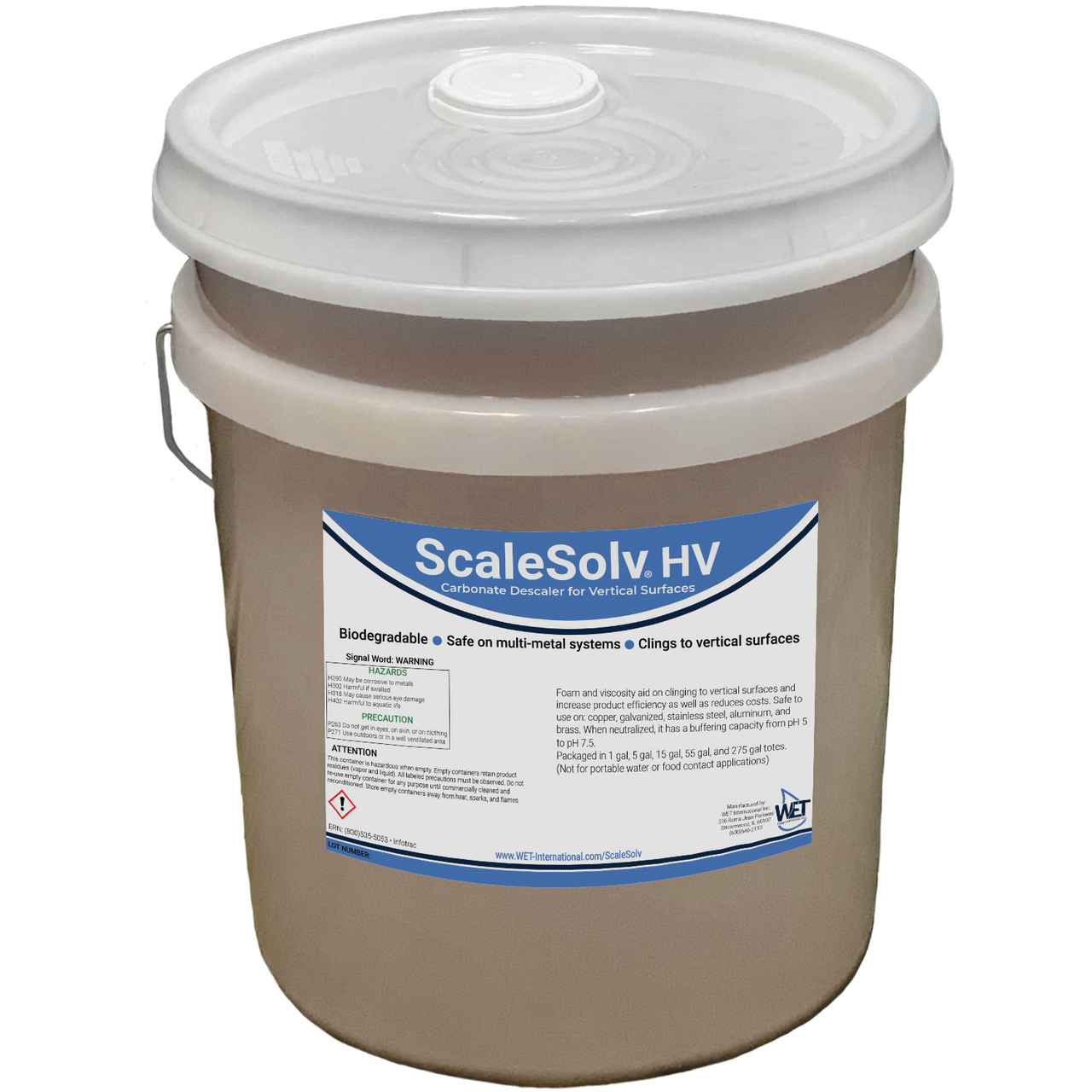 ScaleSolv-HV Vertical Surface Descaler (SC) - WET INTERNATIONAL, INC.
