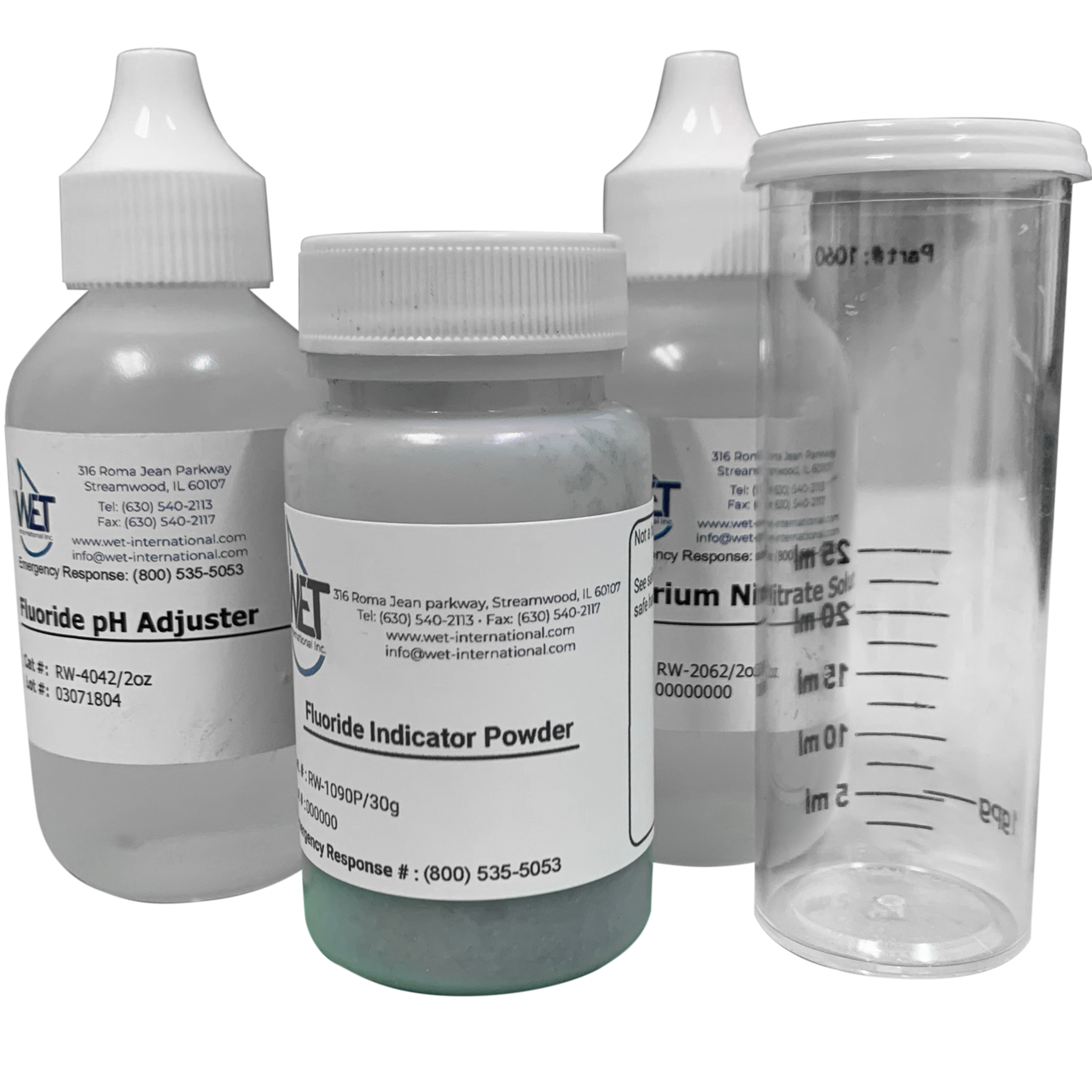 Fluoride test kit, Drop count, in cardboard box (WC) - WET ...