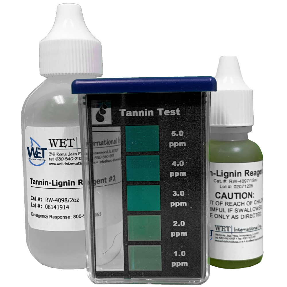 Tannin Test Kit, RT, in cardboard box (WC) - WET INTERNATIONAL, INC.