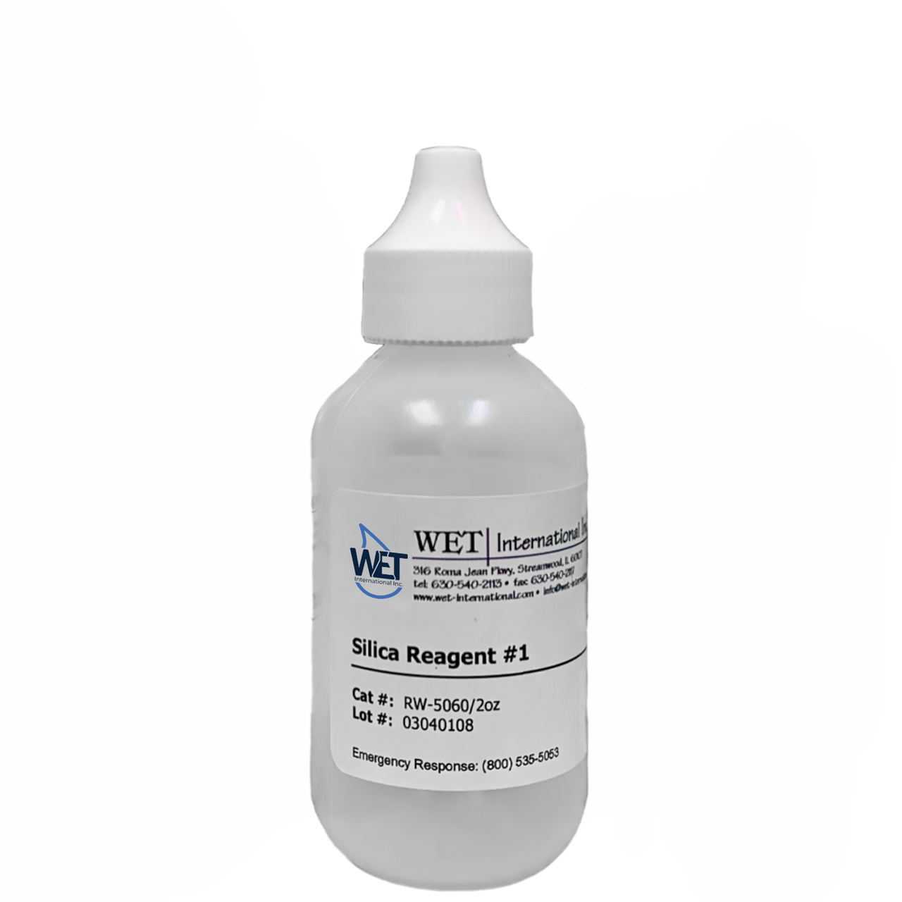 Silica reagent #1, 2oz bottle (WC) - WET INTERNATIONAL, INC.