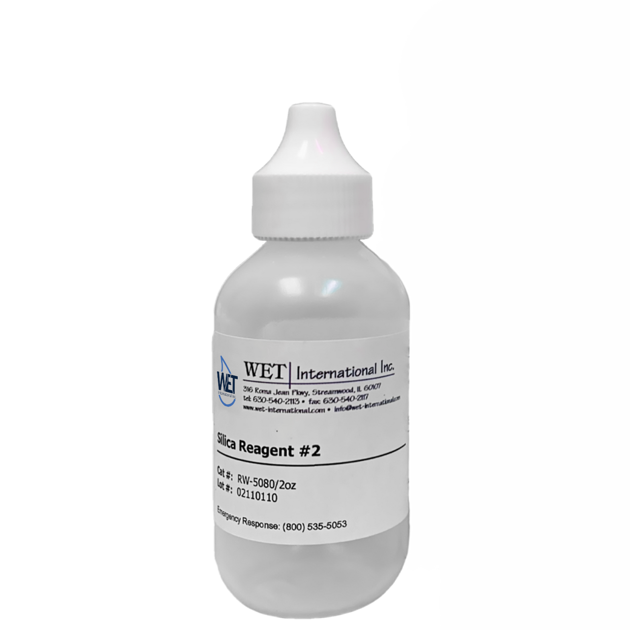 Silica reagent #2, 2oz bottle (WC) - WET INTERNATIONAL, INC.