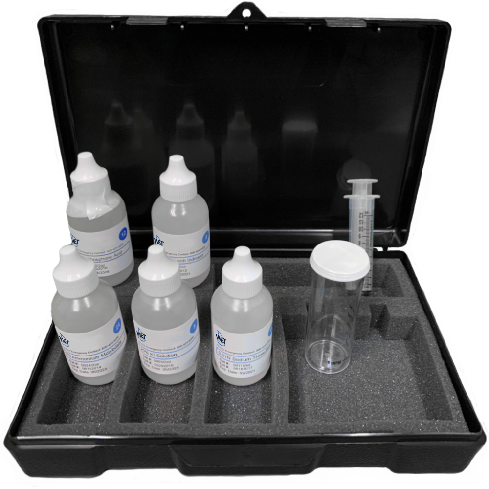 Hydrogen Peroxide Test Kit, 1d = 1ppm, in plastic case (WC) - WET ...