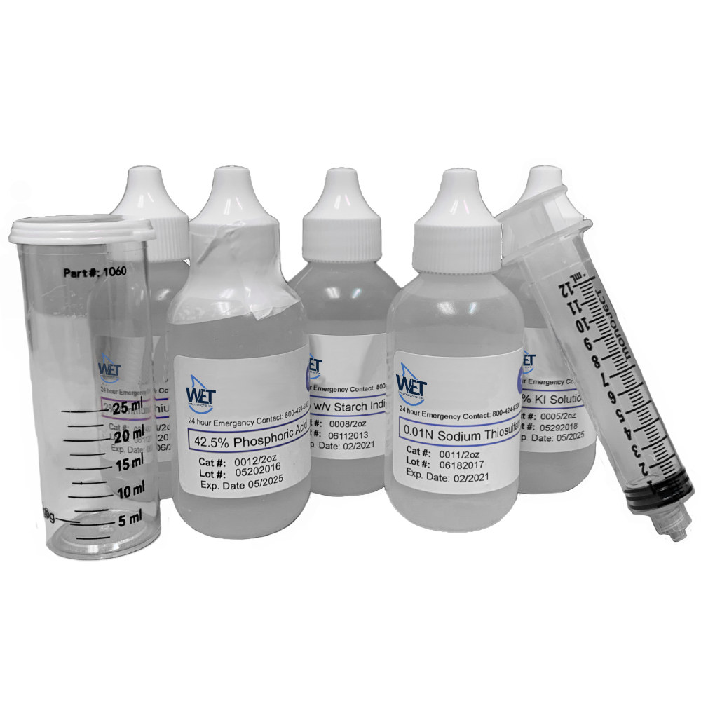 Hydrogen Peroxide Test Kit, 1d = 1ppm, in plastic case (WC) - WET ...