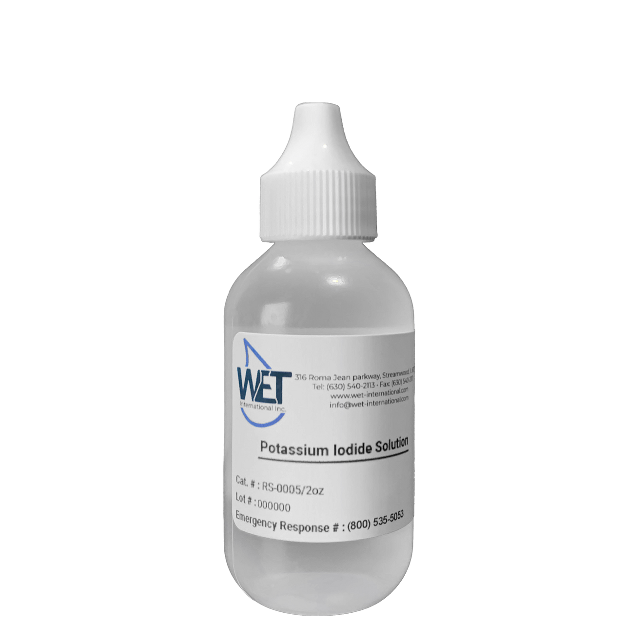 KI solution, 2oz bottle (CIP) - WET INTERNATIONAL, INC.