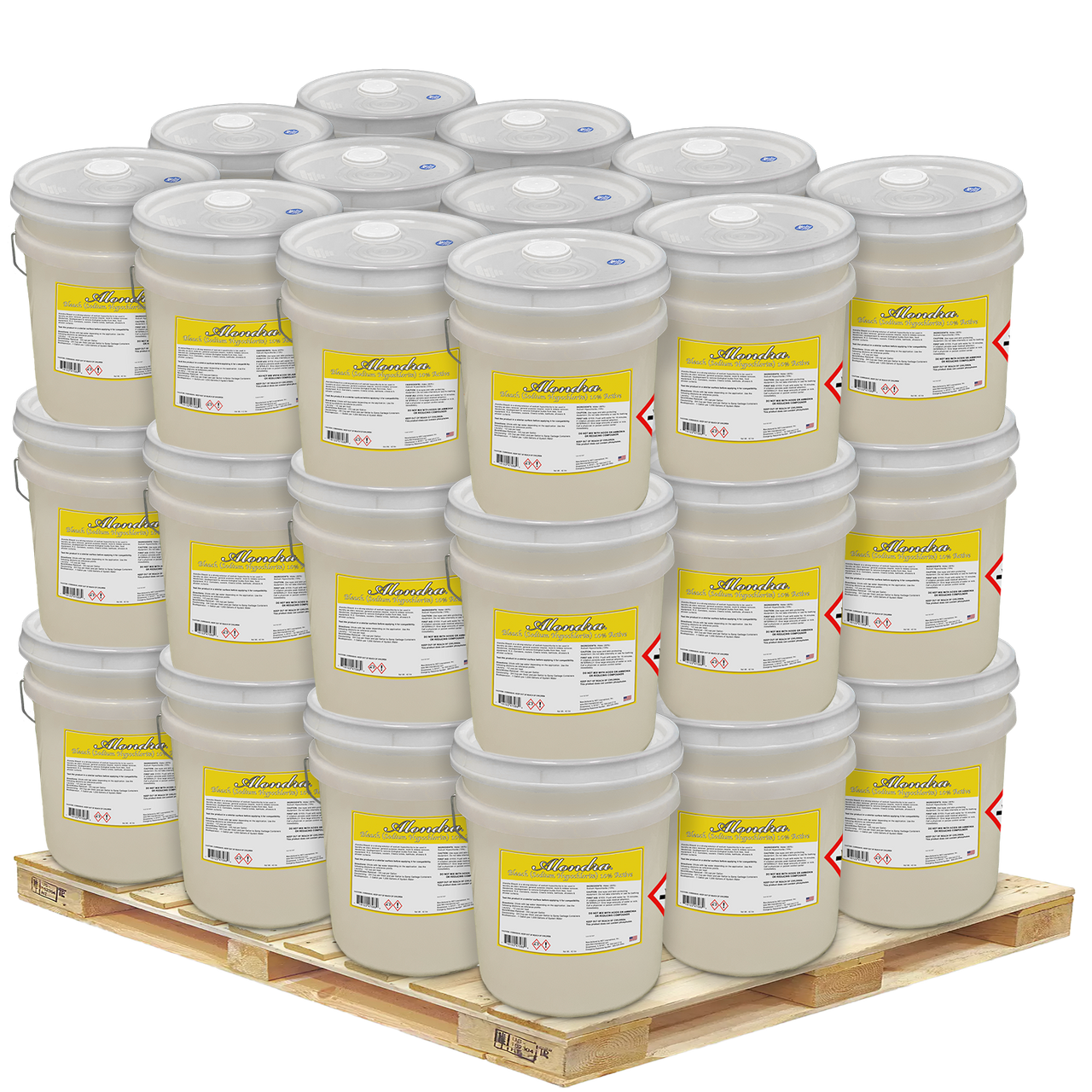 Alondra Bleach, Pallet of 36 x 5 Gallon Buckets - REGULATED - Envirosuds