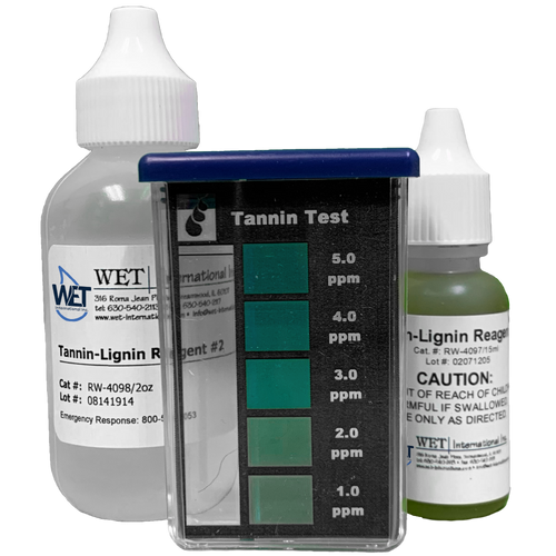 Tannin Test Kit, RT, in cardboard box (WC) - WET INTERNATIONAL, INC.