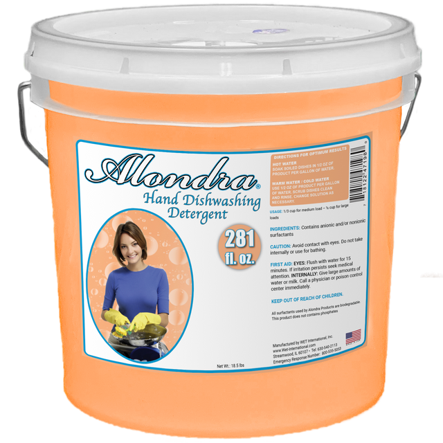 Alondra Hand Dish Detergent, 2.2 gallon container (HC) - WET ...