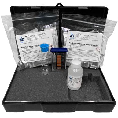 Hardness & Iron test kit, Color match RT, w/HIBP Pillows, in plastic ...