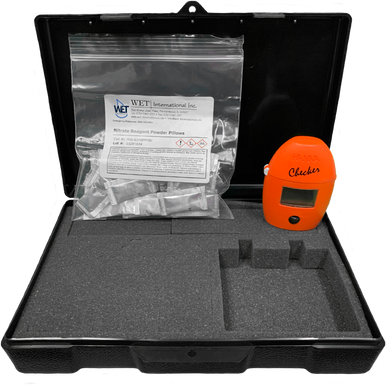 Nitrate test kit, with Electronic Colorimeter, in plastic case (WC ...