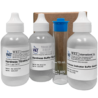 Hardness Test Kit, Drop Count, 3 reagent system, in cardboard box (WC ...