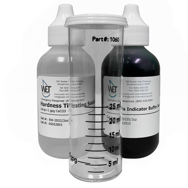 Hardness test kit, Drop count, w/HIBS, two reagents system (2oz bottles ...