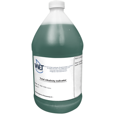 Total alkalinity indicator, 1 gal jug (WC) - WET INTERNATIONAL, INC.