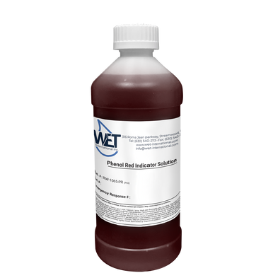Phenol red pH indicator solution, pint (WC) - WET INTERNATIONAL, INC.