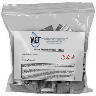 Nitrate reagent powder pillows, 100# (WC) - WET INTERNATIONAL, INC.