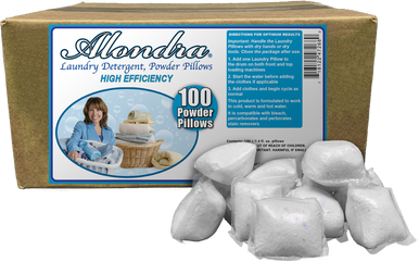 Alondra LaundryWater Soluble Pillows in powder with OxyHelp, 100 pods ...